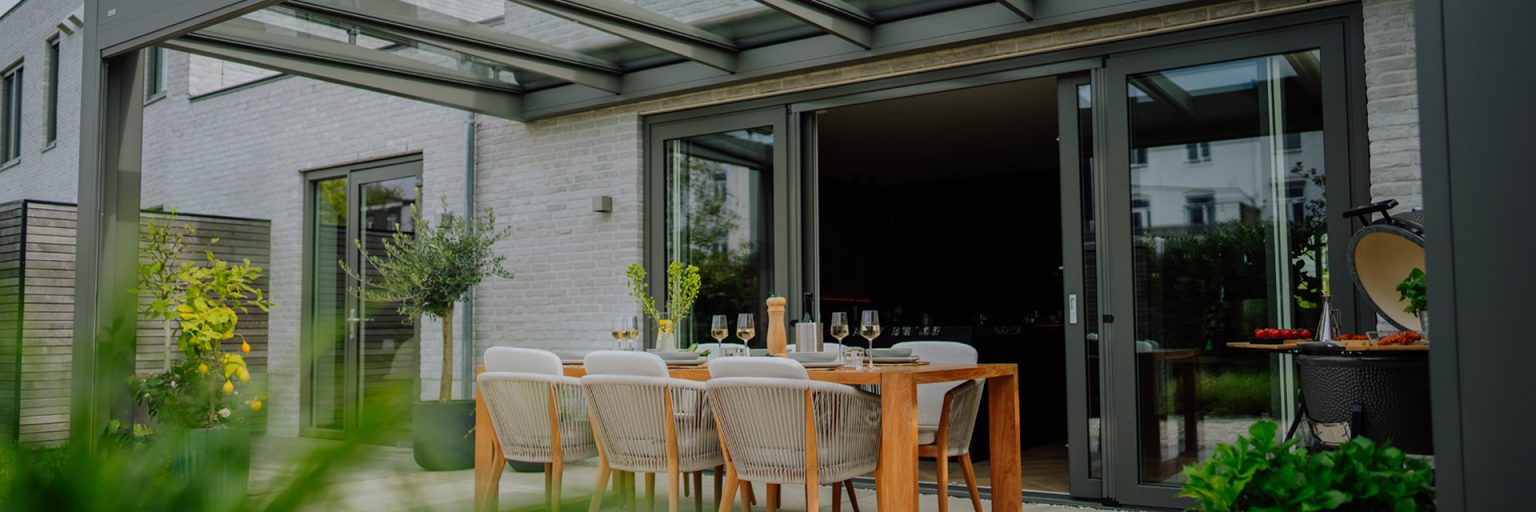 Aluminium lean-to pergolas | Pallazzo